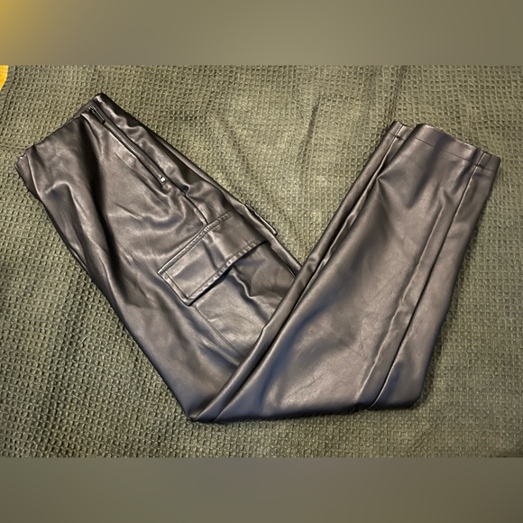 Revamped | Pants & Jumpsuits | Revamped Medium Faux Leather Pants ...
